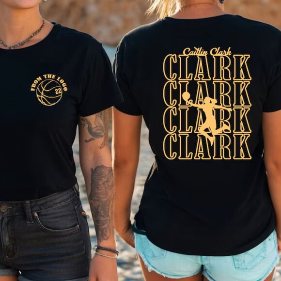 Tops | Caitlin Clark Basketball Shirt From The Logo 22 Shirt Caitlin ...